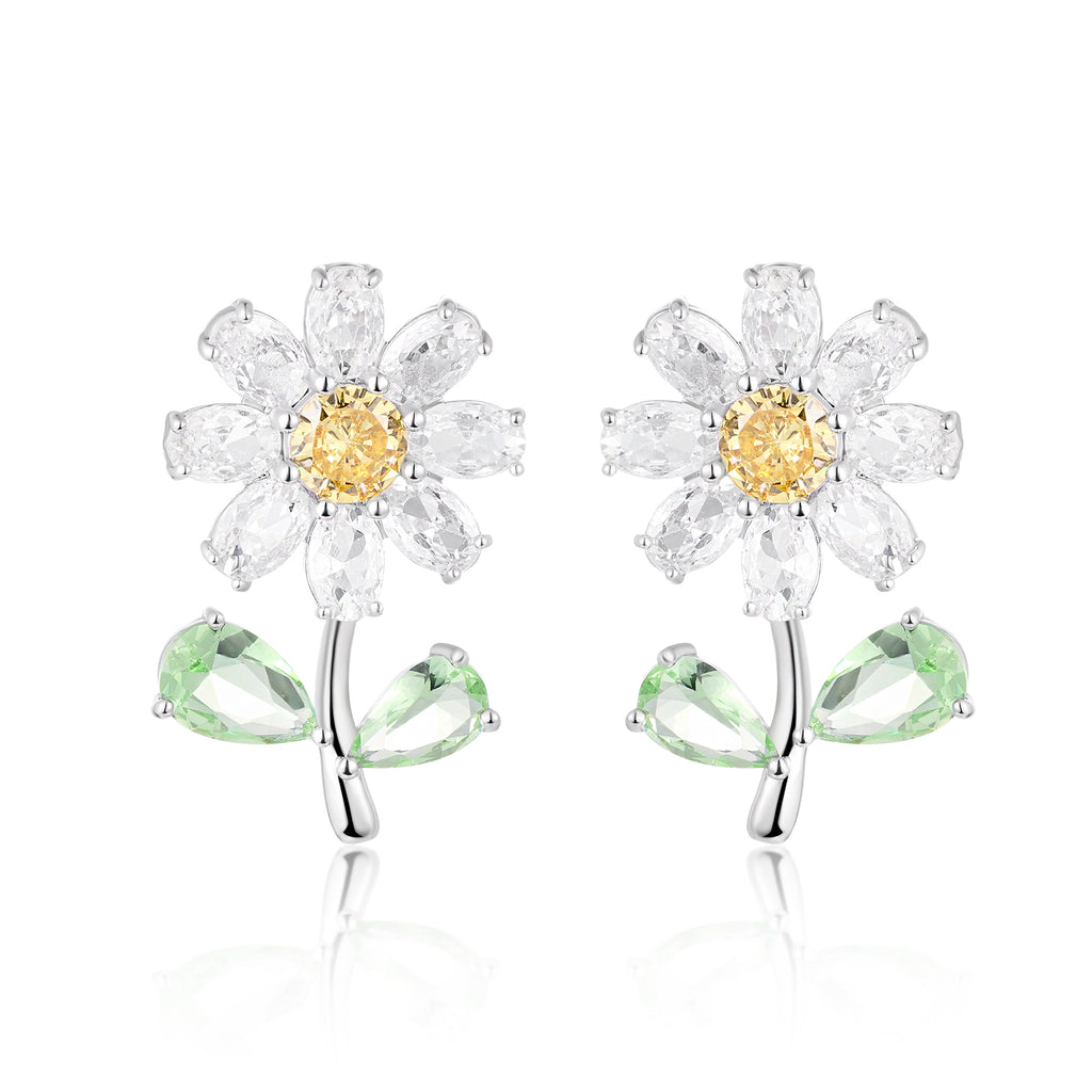 Crystal Daisy Earrings | Crystal Earrings | Butler & Wilson