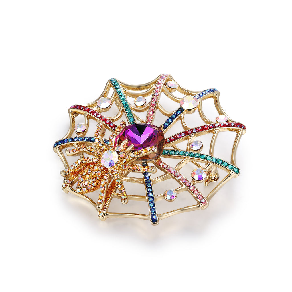Sparkling Spiders Web Brooch – Butler & Wilson