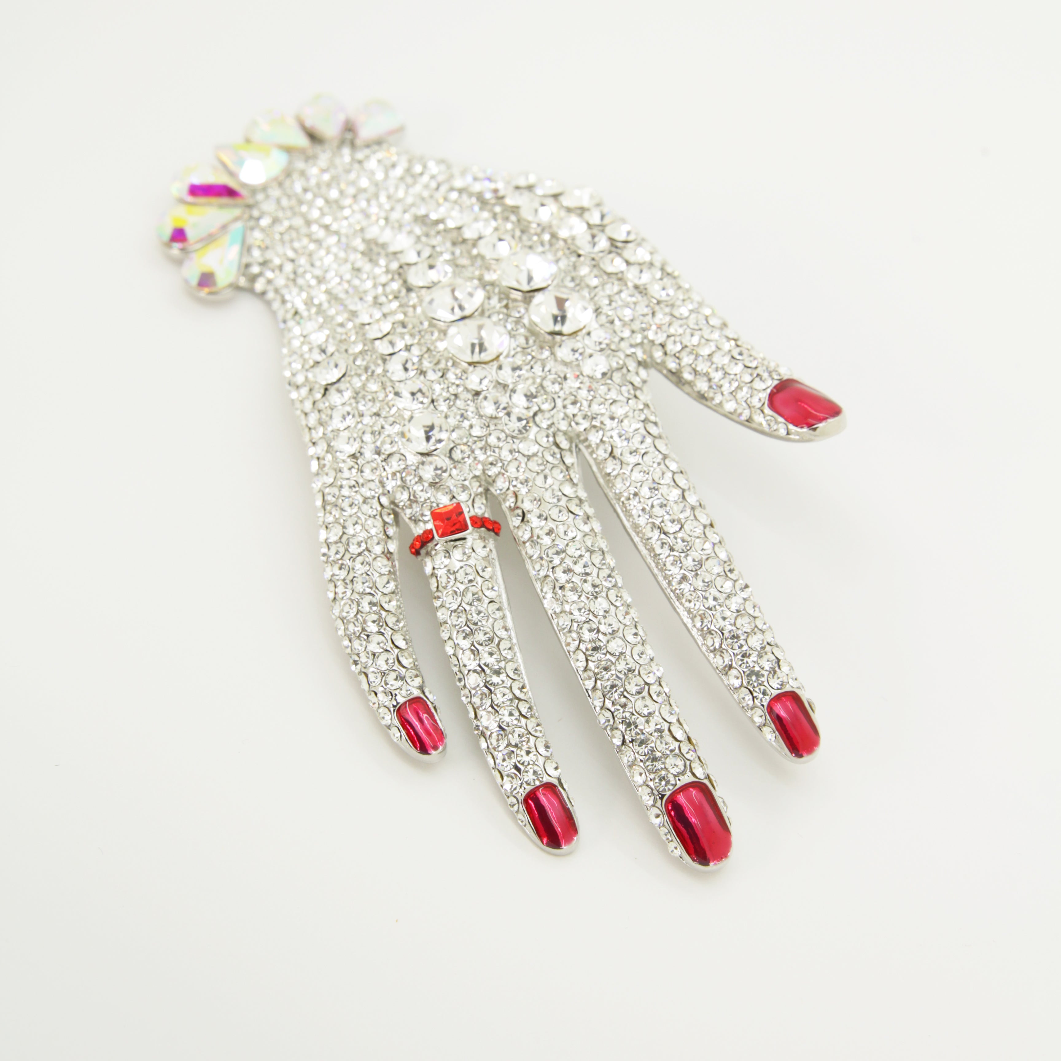 Elegant Crystal Hand Brooch – Butler & Wilson