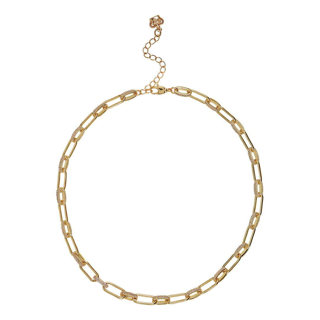 Crystal Chain Link Necklace | BUTLER & WILSON – Butler & Wilson