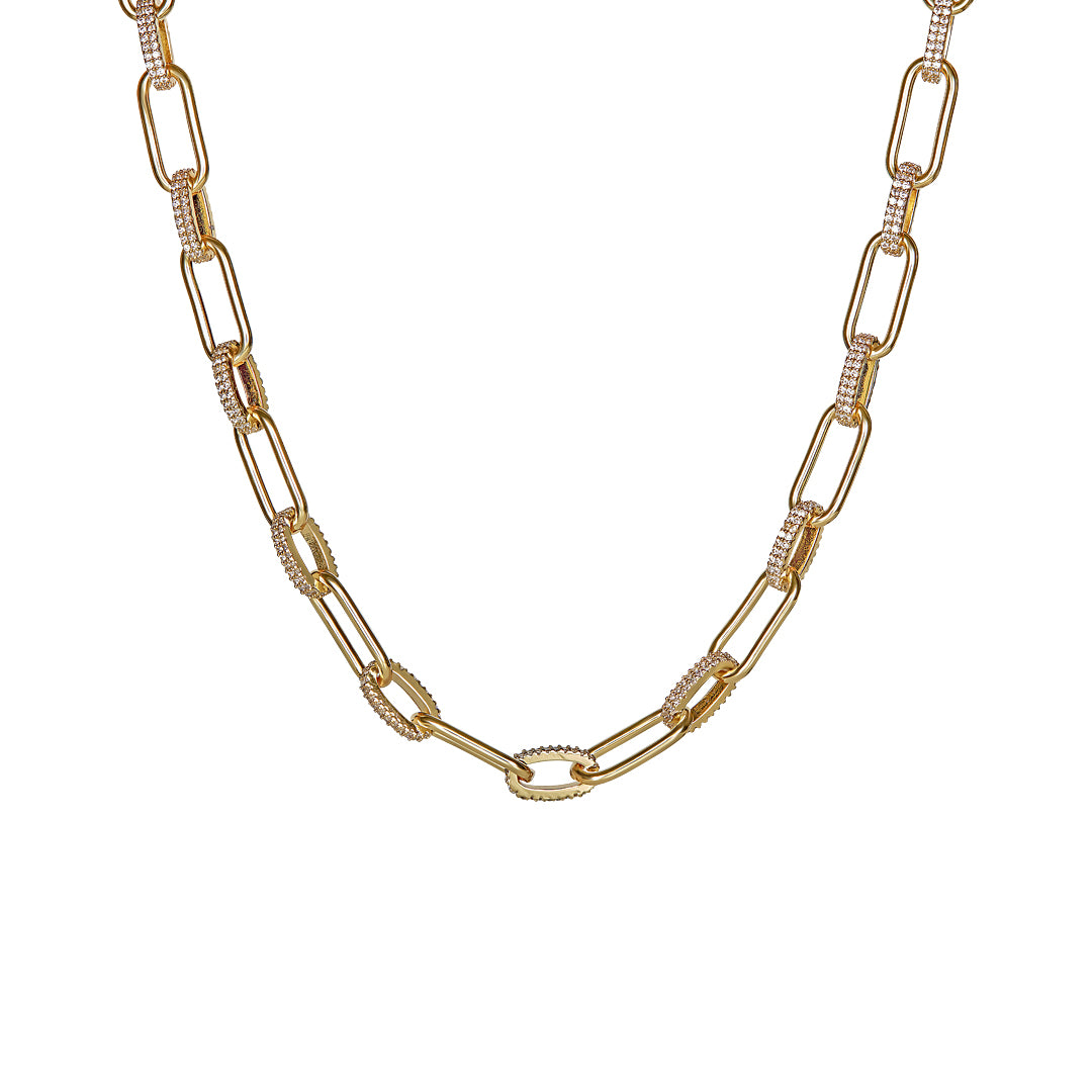 Crystal Chain Link Necklace | BUTLER & WILSON – Butler & Wilson