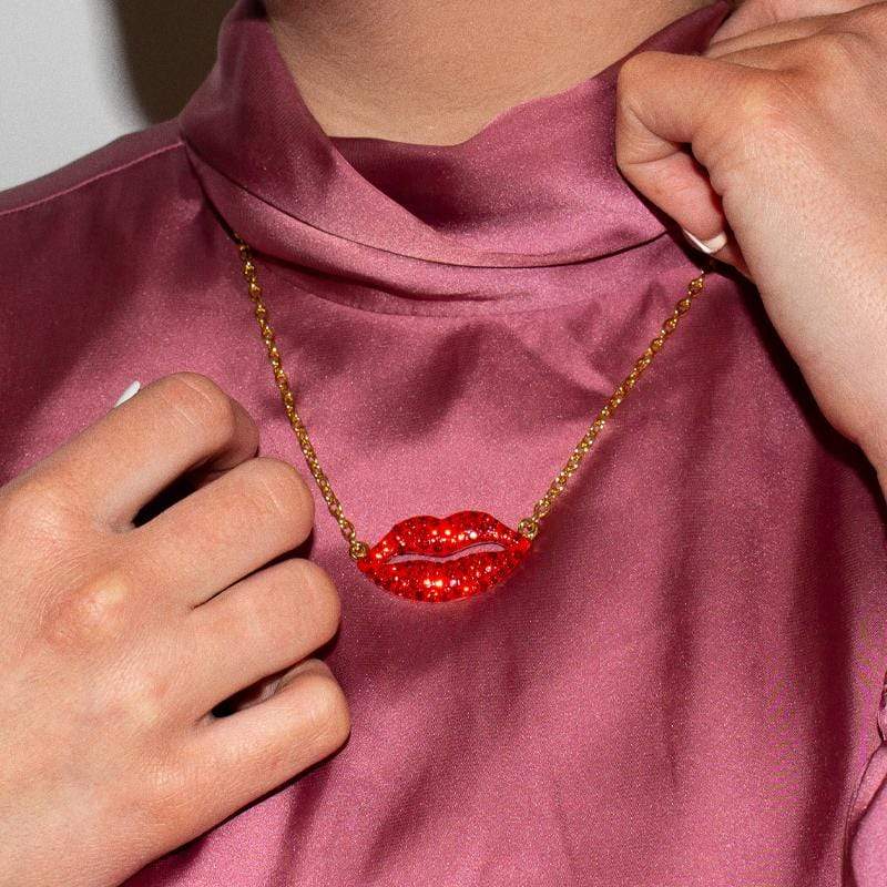 Lips Pendant Necklace | Butler & Wilson